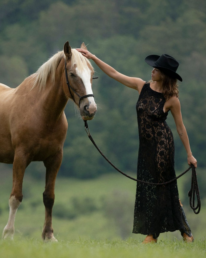 Cassidy cotton lace maxi – The Silk Co Byron Bay